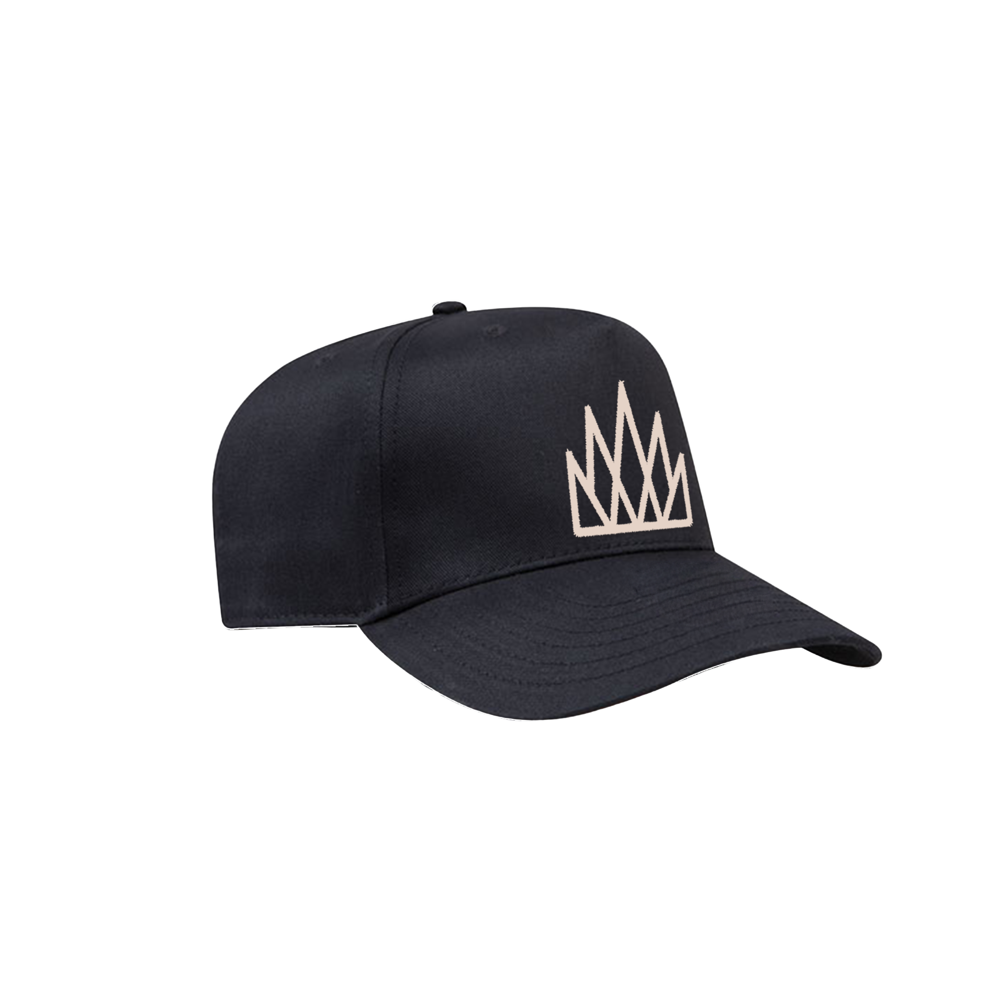 Crown Classic Cap - Black / Bone – Common Kings Merch